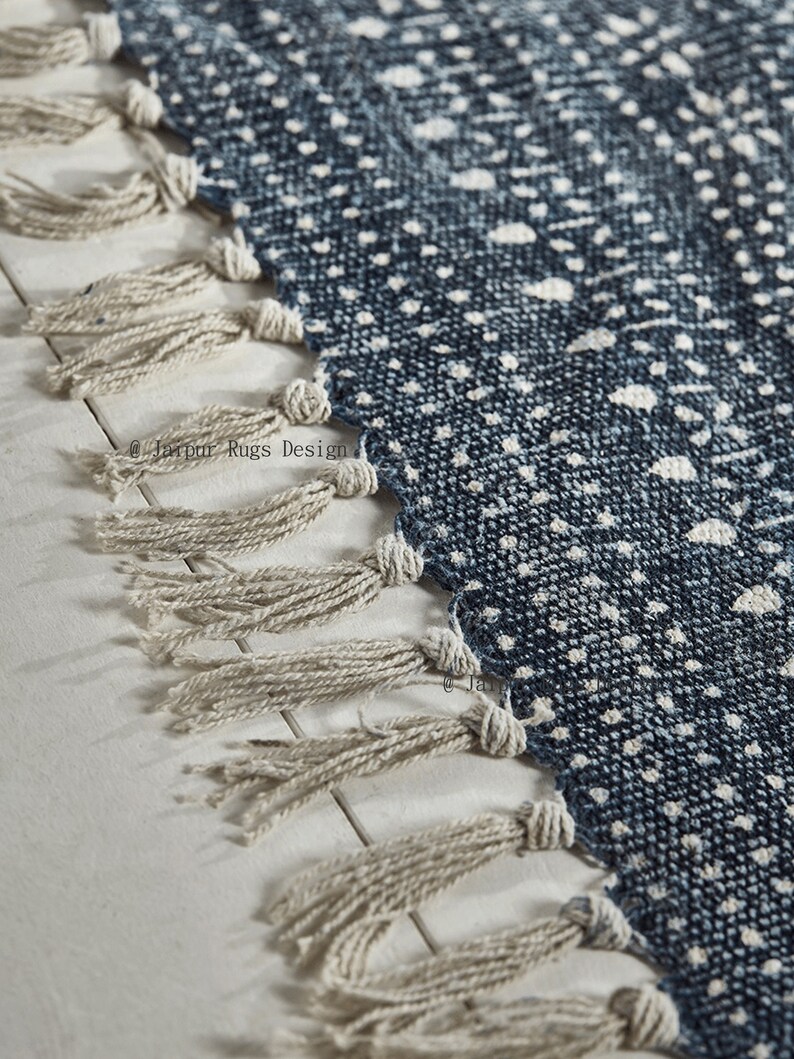 5X8 FEET Cotton Rug / Block Printed Rug / Carpet Area Rug | Etsy