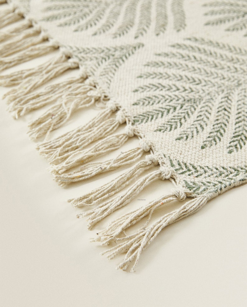 8X10 FEET Cotton rug / block printed rug / carpet area rug | Etsy