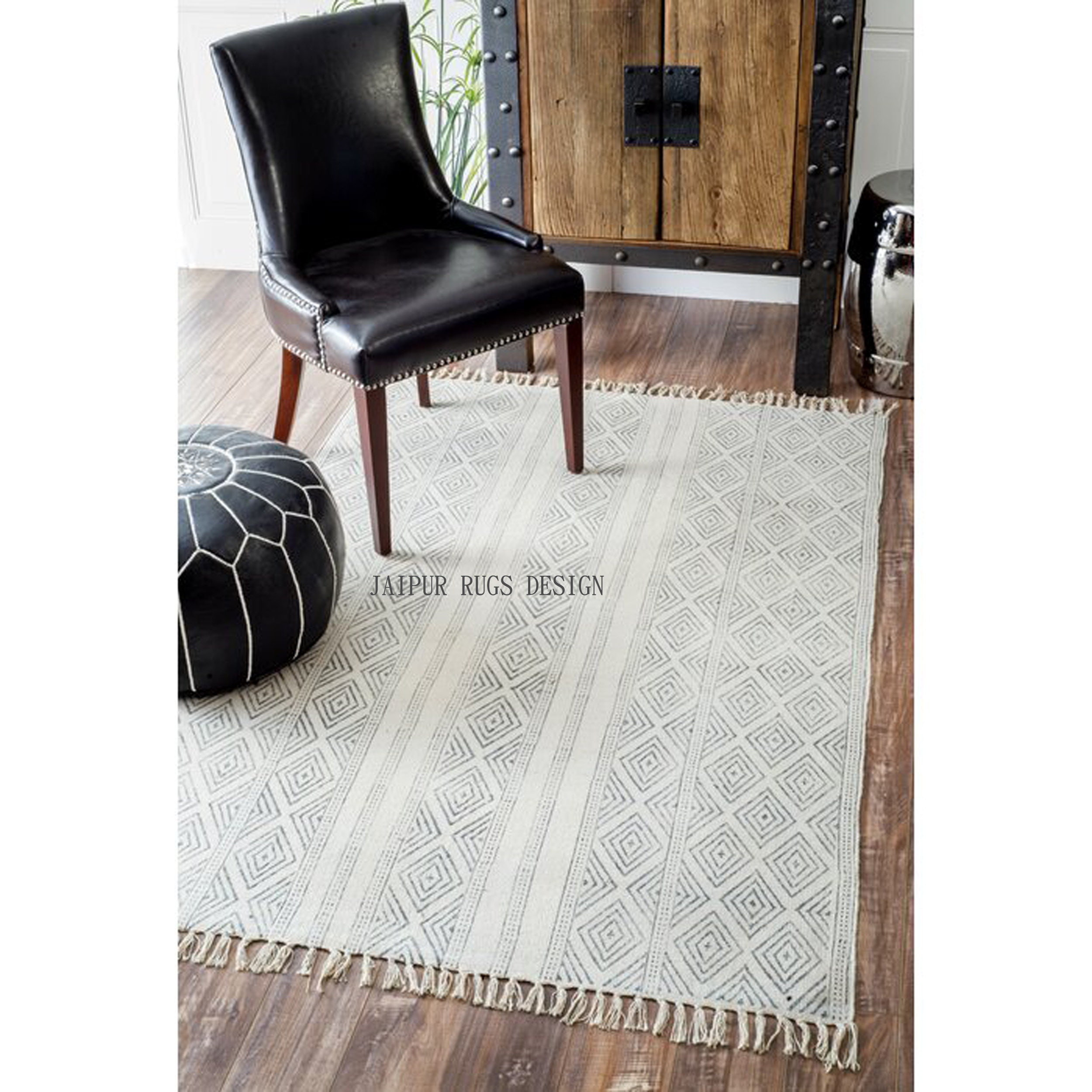 6X9 FEET Cotton Rug / Block Printed Rug / Carpet Area Rug - Etsy