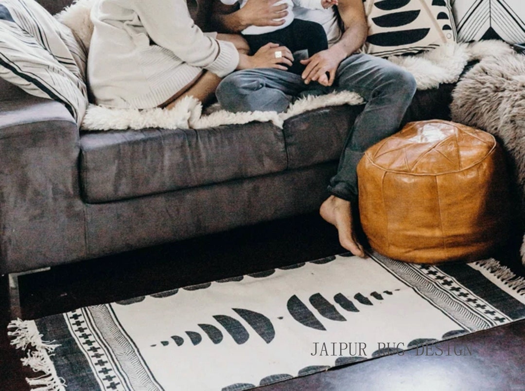 2x6 Ft Cotton Rug Runner Kitchen Runner / Stair Runner / Runner / Table ...