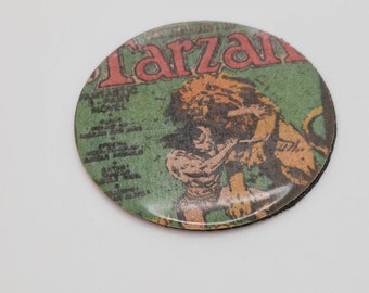 Vintage metal button Tarzan Closures & Fasteners Sewing & Needlecraft ...