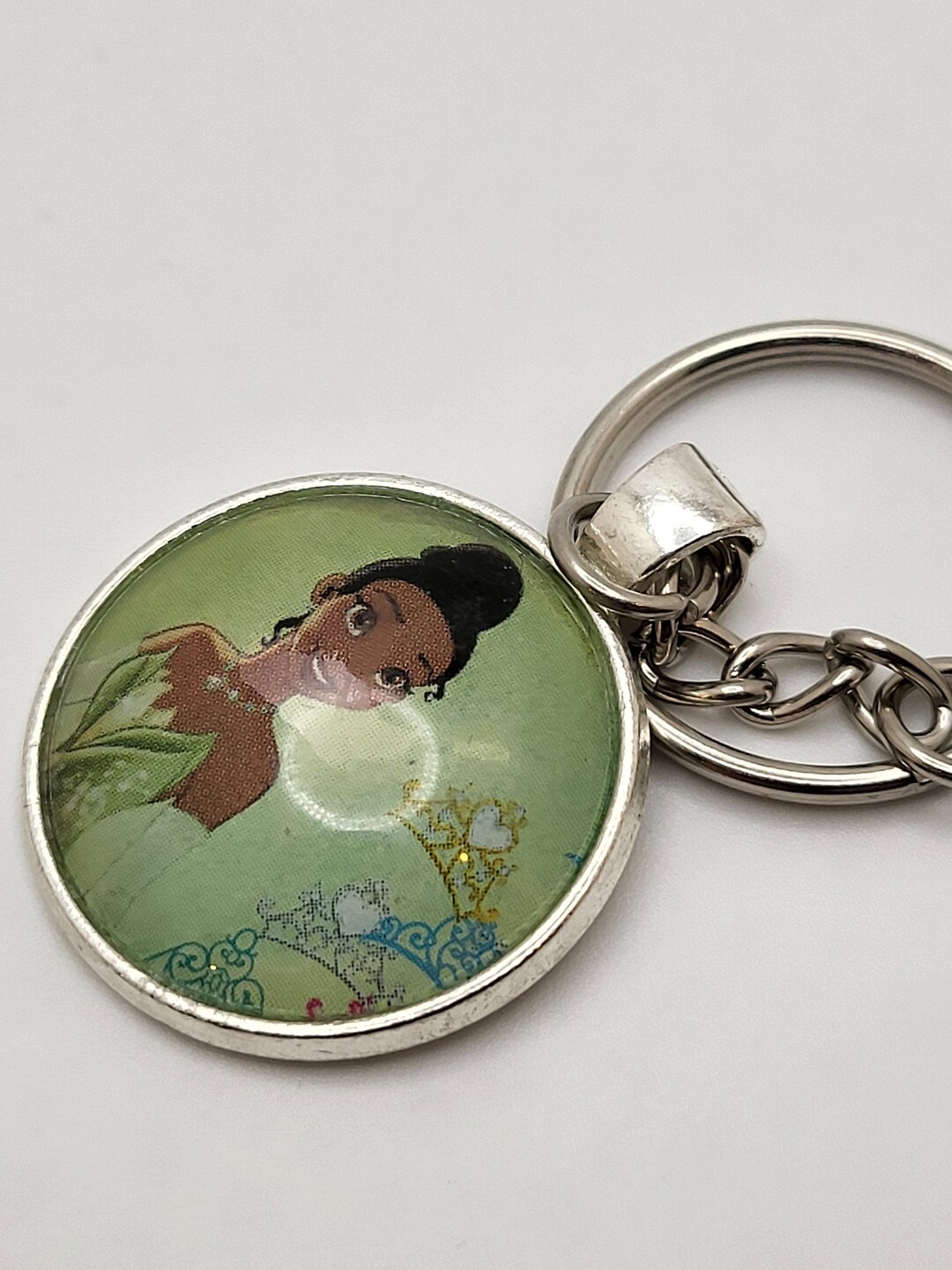 Princess Keychain Comic Pendant Unique Handmade - Etsy