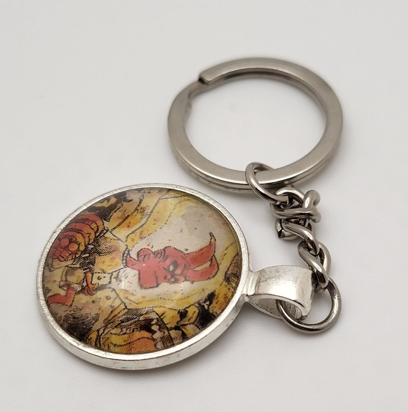 Young Hellboy Keychain Comic Pendant Unique Handmade - Etsy