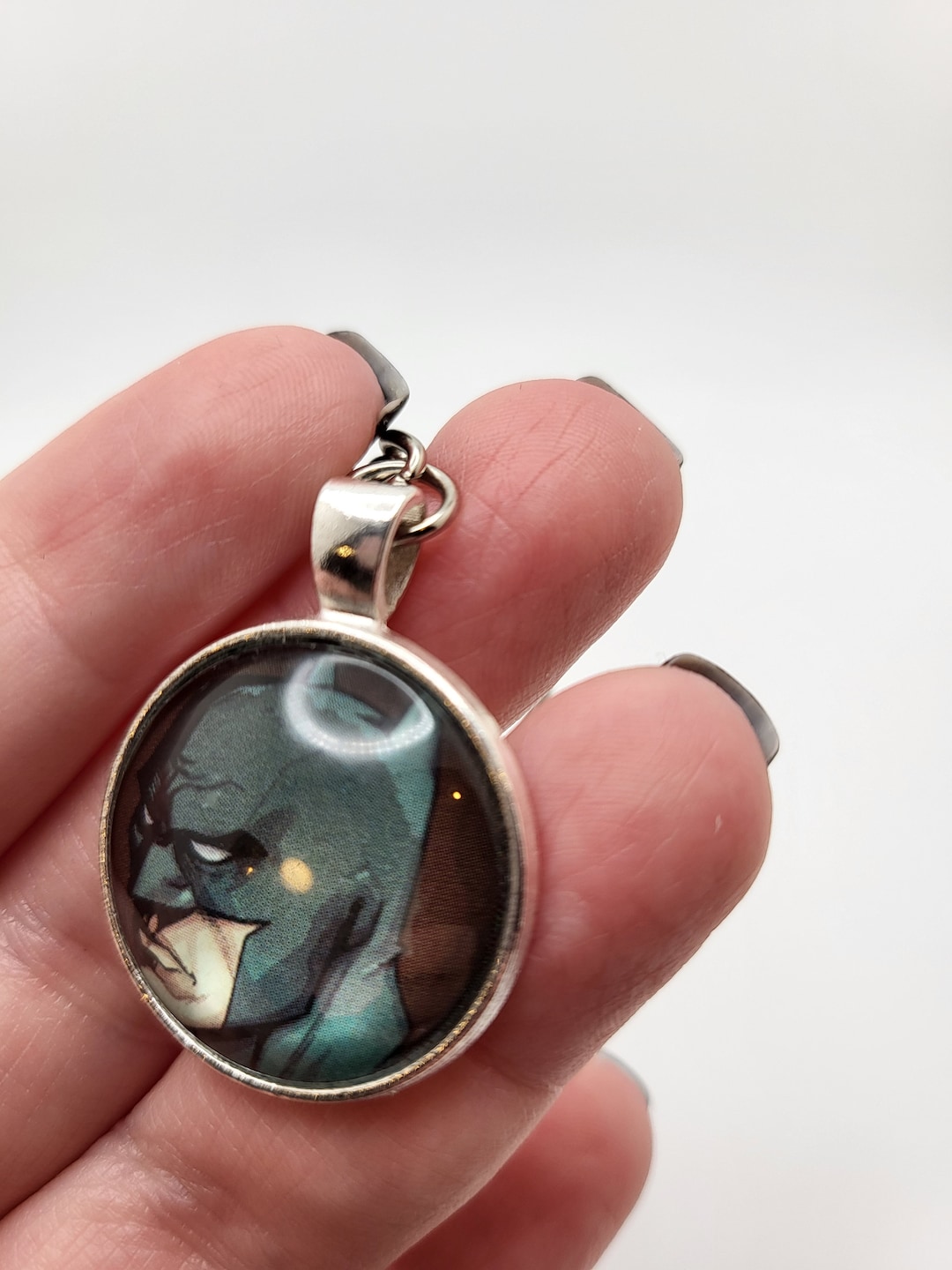 Batman DC Keychain Comic Pendant Unique Handmade - Etsy