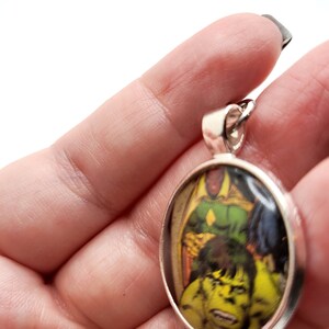 Hulk and Vision Keychain Comic Pendant Unique Handmade - Etsy