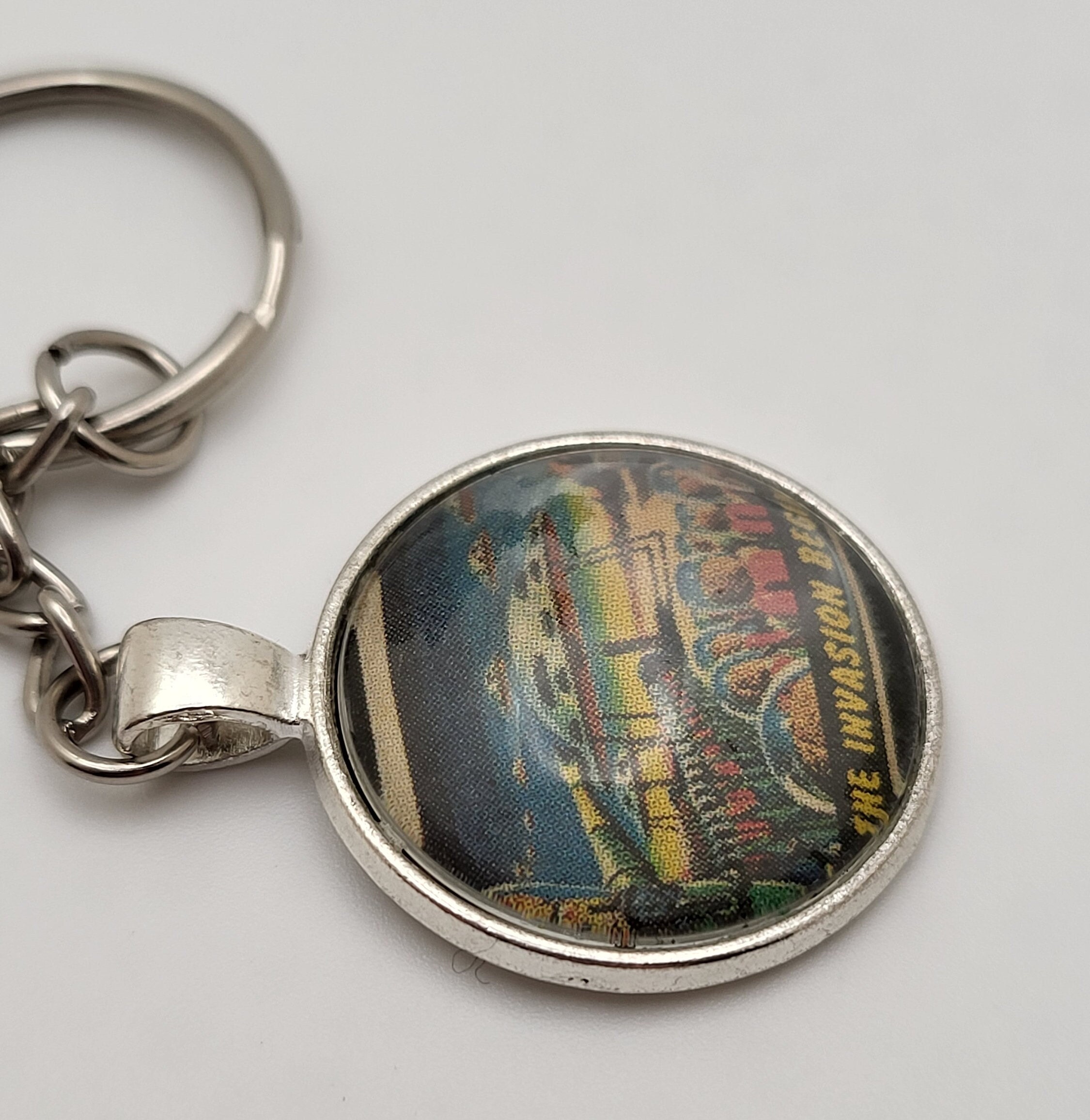 Mars Attacks Keychain Comic Pendant Unique Handmade - Etsy