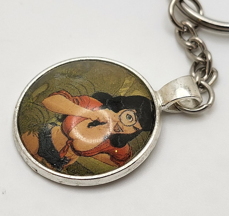 Pinup Keychain Comic Pendant Unique Handmade - Etsy