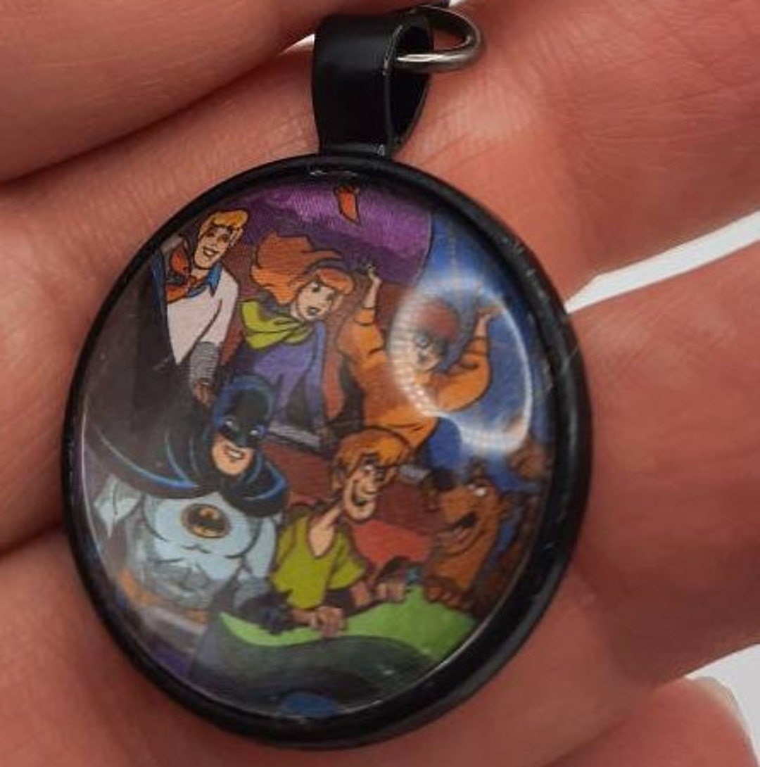 Batman Scooby Doo Keychain Comic Pendant Unique Handmade - Etsy