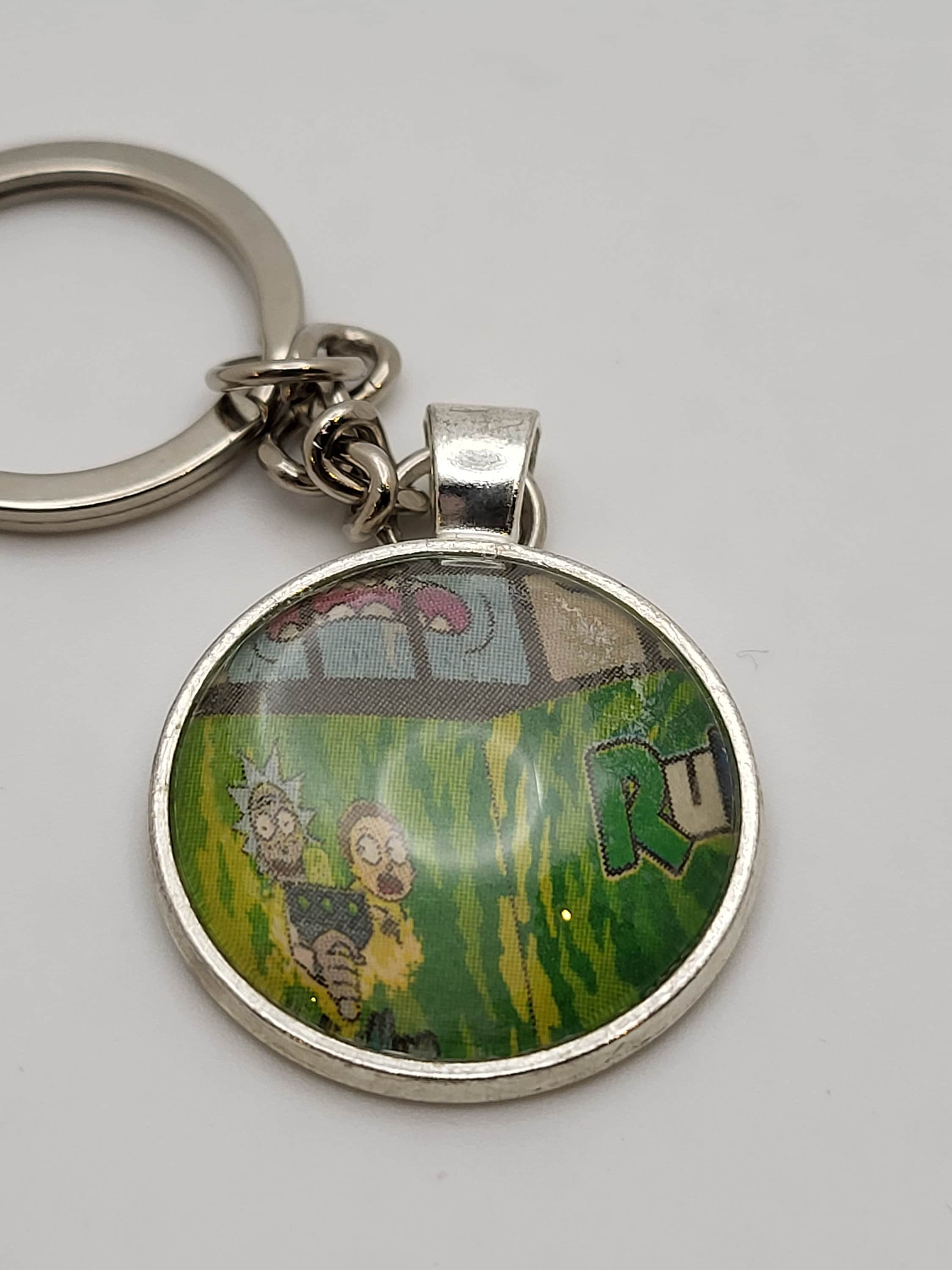 Cartoon 420 Keychain Comic Pendant Unique Handmade - Etsy