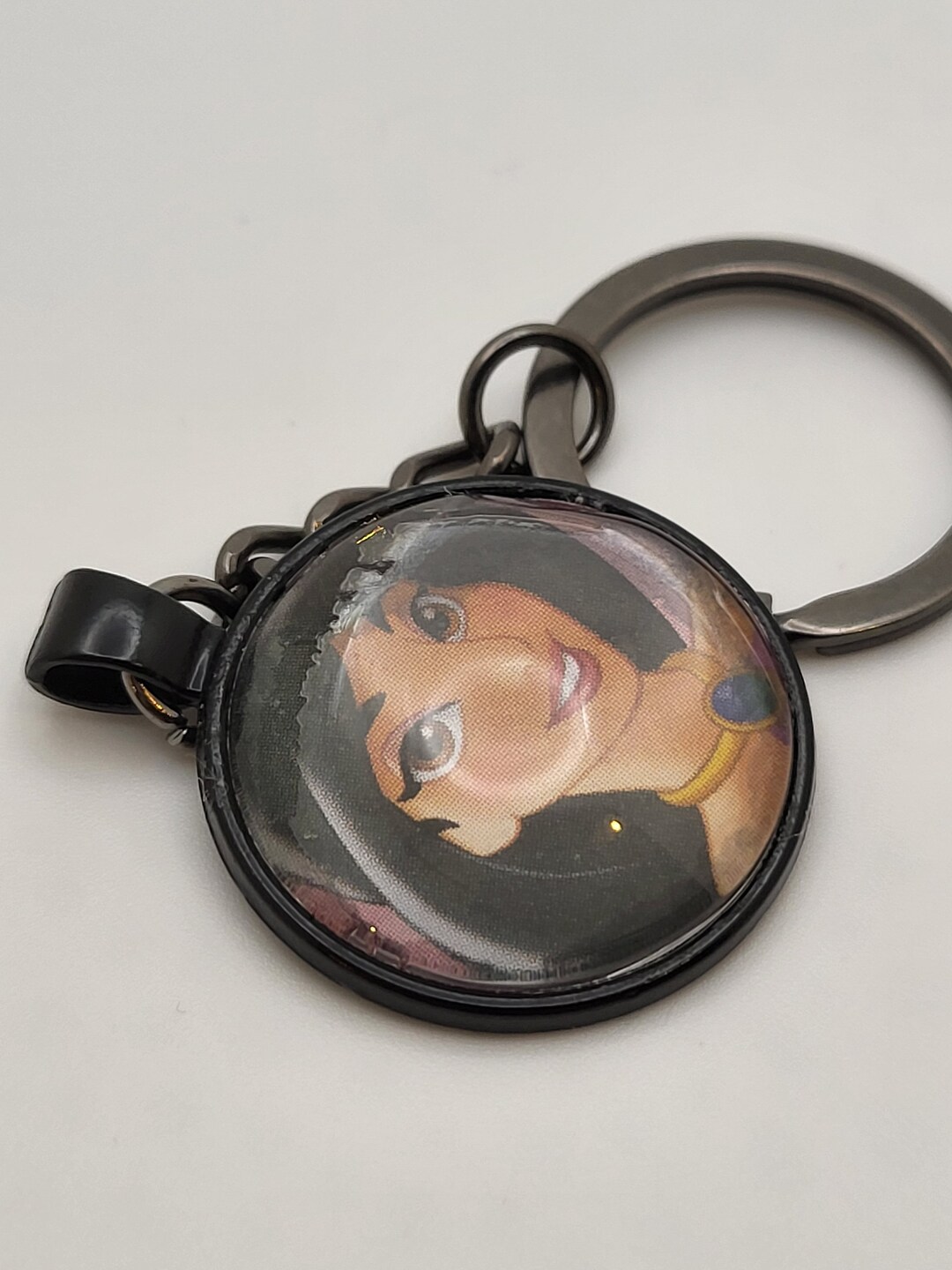 Princess Keychain Comic Pendant Unique Handmade - Etsy
