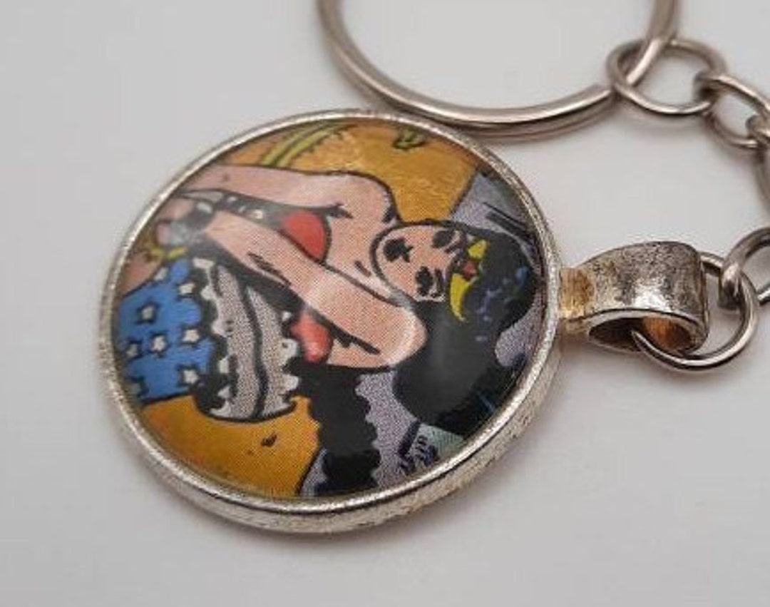 Wonder Woman Keychain Comic Pendant Unique Handmade - Etsy