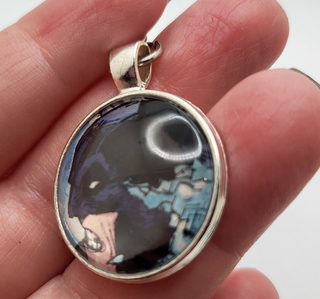 Batman Keychain Comic Pendant Unique Handmade - Etsy
