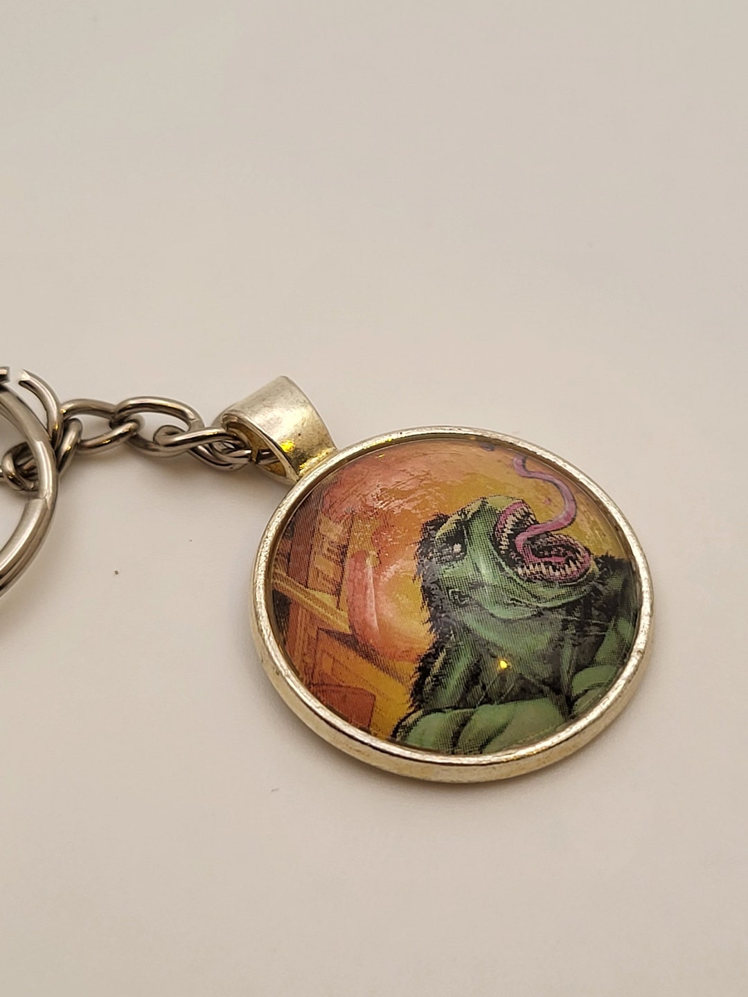 Hulk Keychain Comic Pendant Unique Handmade - Etsy