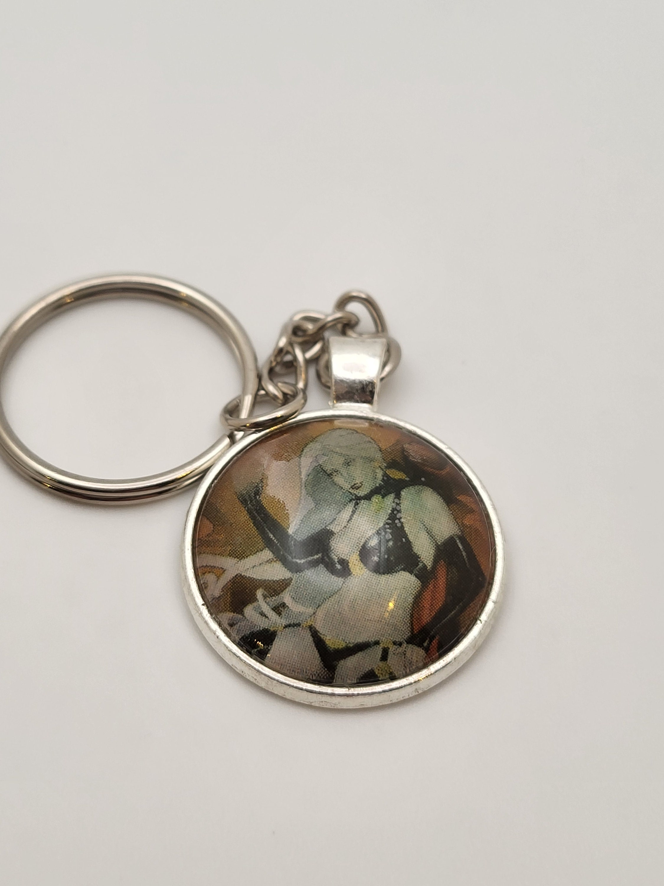 Keychain Comic Pendant Unique Handmade - Etsy
