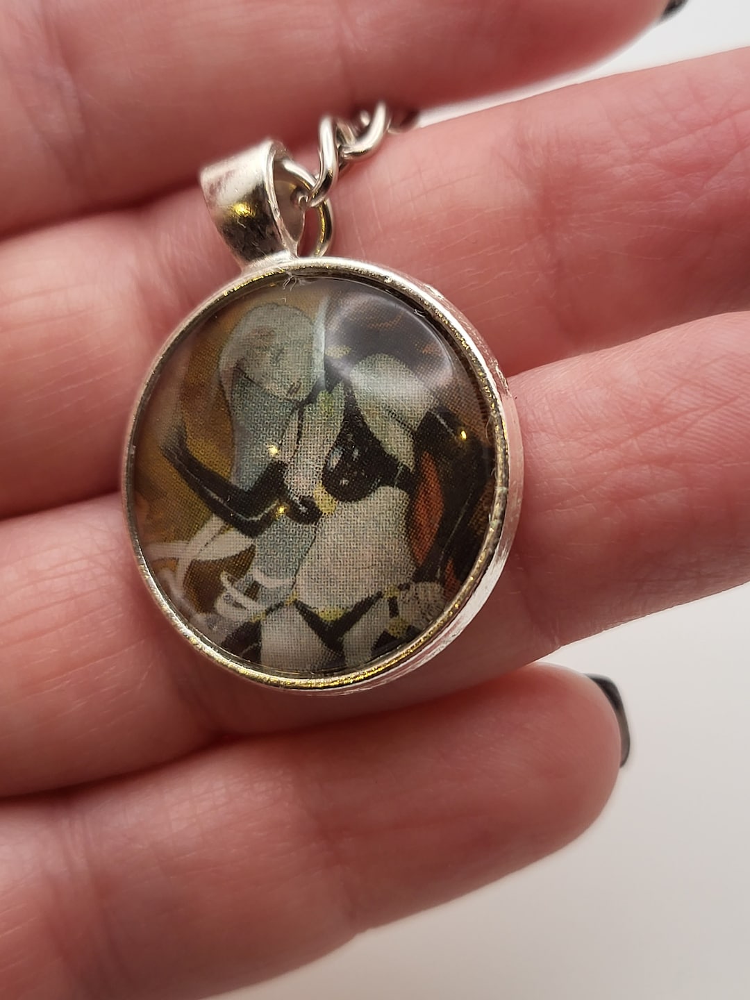 Keychain Comic Pendant Unique Handmade - Etsy