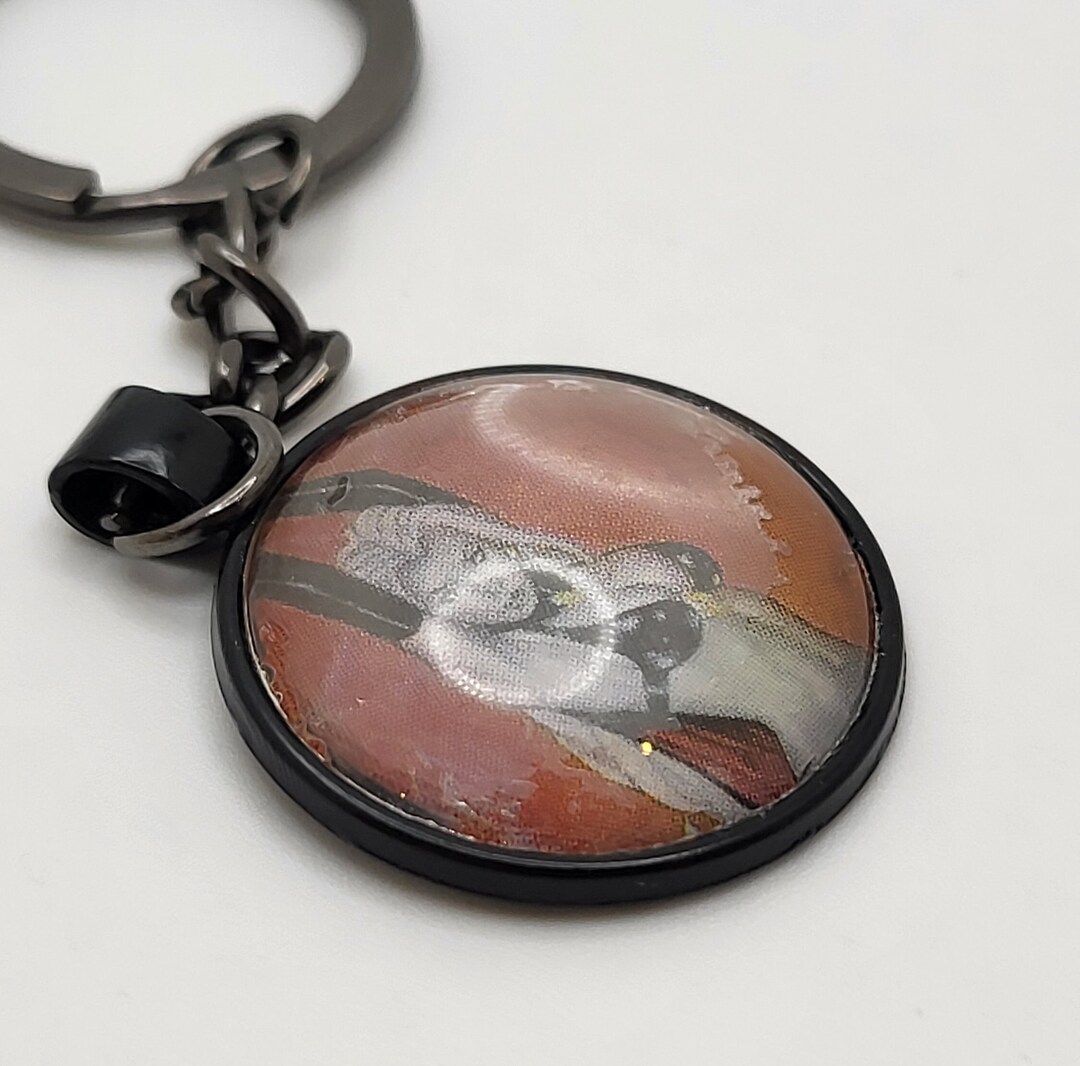 Keychain Comic Pendant Unique Handmade - Etsy