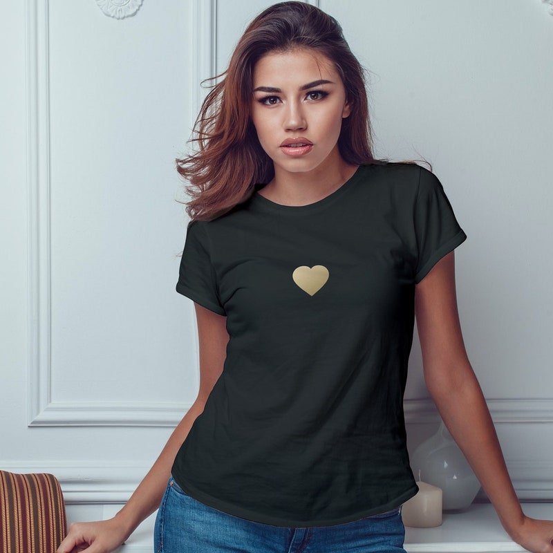 Heart T Shirts Women - Etsy