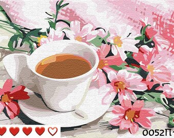 Paint by Number Tea - Etsy