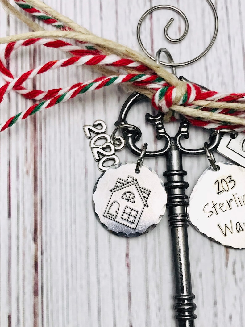 Our New Home Personalized Skeleton Key Christmas Ornament | Etsy