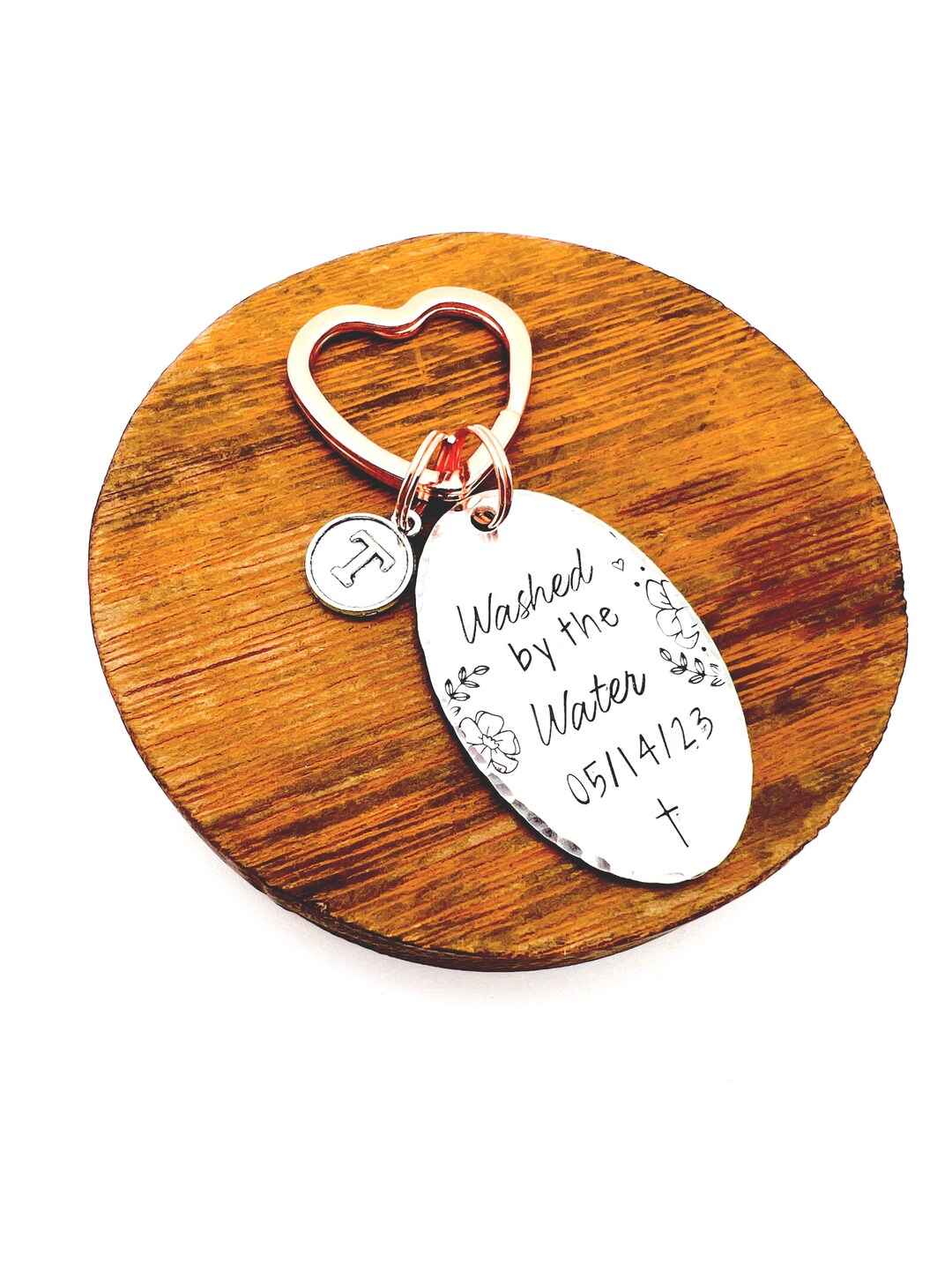 Washed by the Water Baptism Keychain, Personalized Baptism Gift Ideas ...