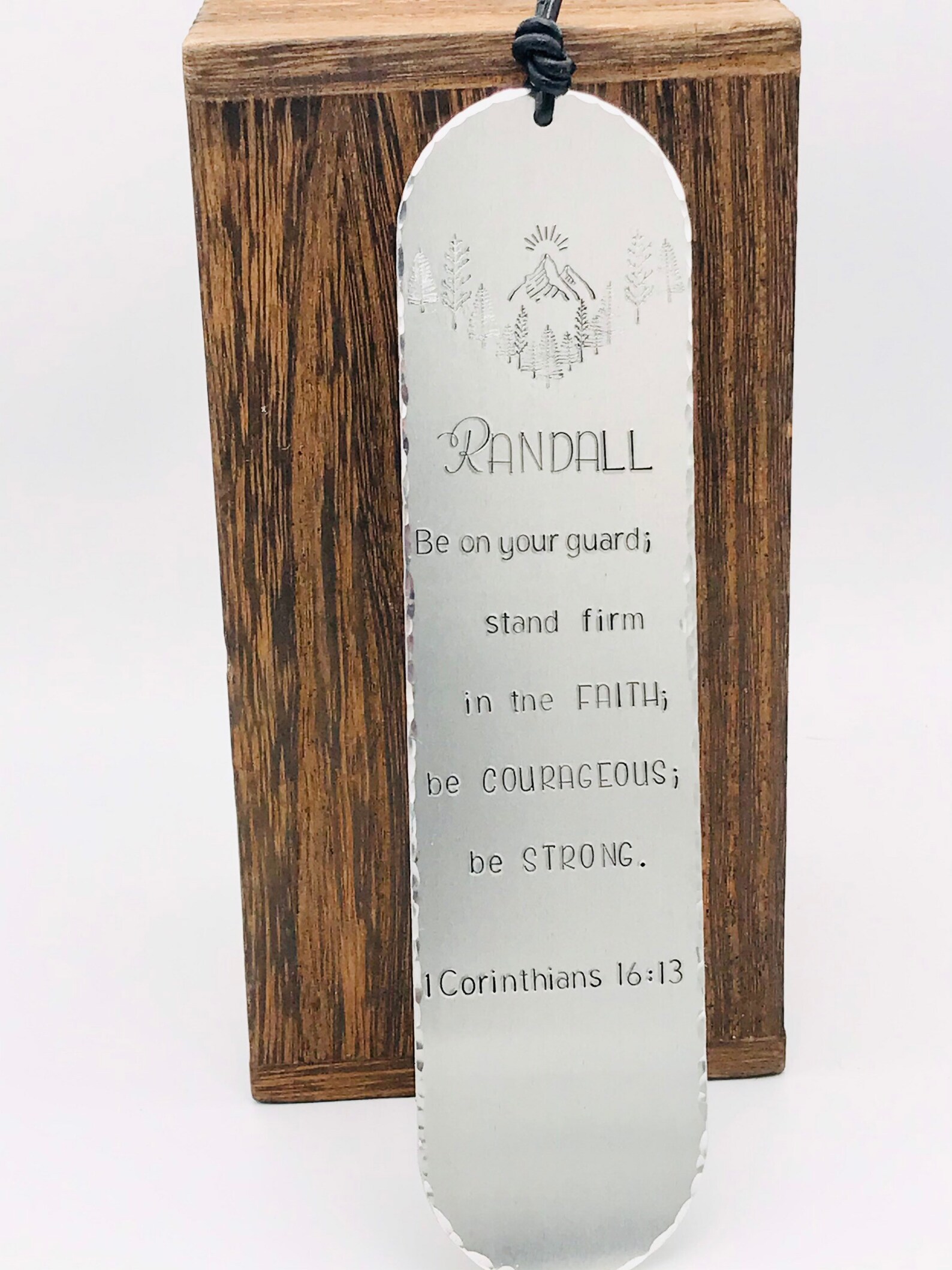 Personalized Bible Bookmark Adult Baptism Gift Metal - Etsy