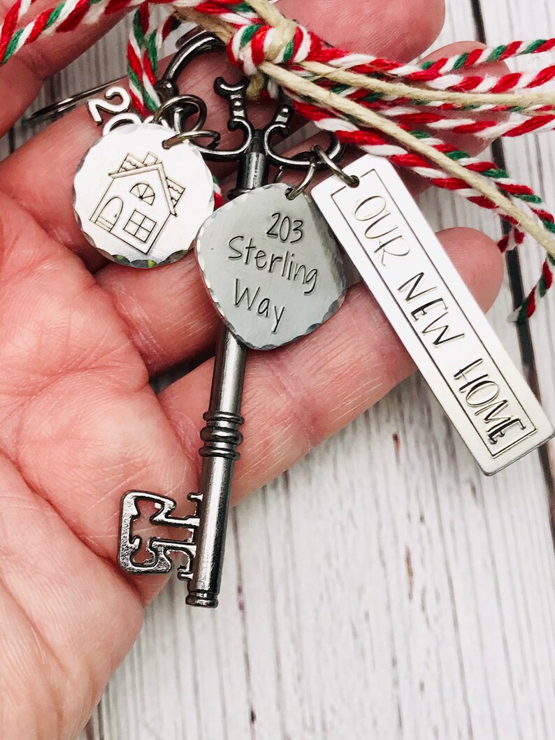 Our New Home Personalized Skeleton Key Christmas Ornament | Etsy
