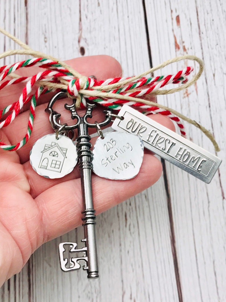 Our First Home Personalized Skeleton Key Christmas Ornament - Etsy