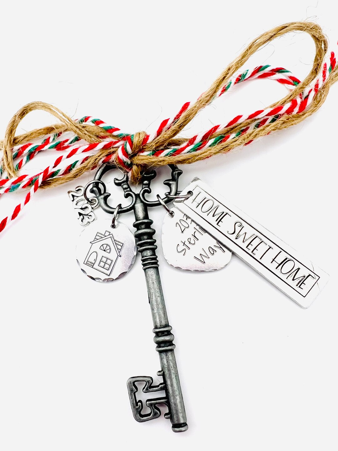 Our New Home Personalized Skeleton Key Christmas Ornament - Etsy