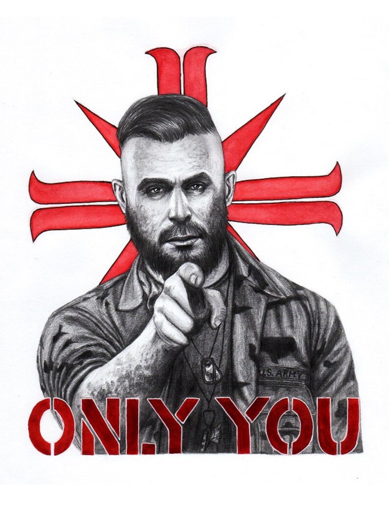 PRINT painting Far cry 5 Jacob Seed Joseph Seed John | Etsy