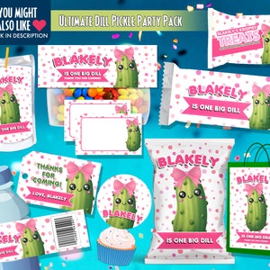 One Big Dill Pickle Caprisuns Labels, Big Dill Juice Drink Sitckers ...