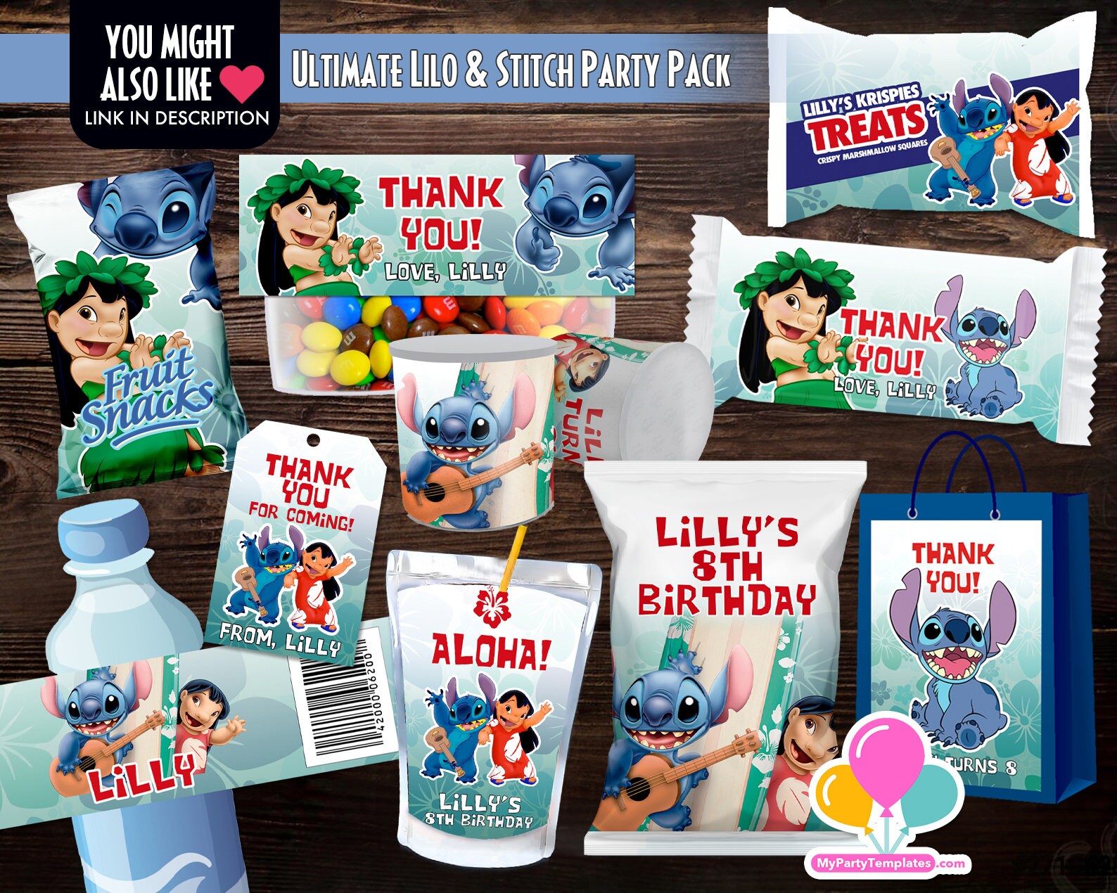 Lilo and Stich Chip Bag Labels Stitch Crispies Wrapper Lilo - Etsy UK