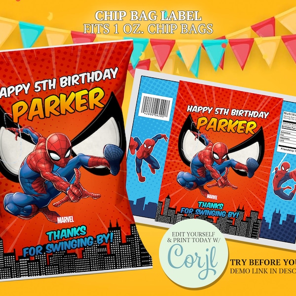 Spiderman Party - Etsy