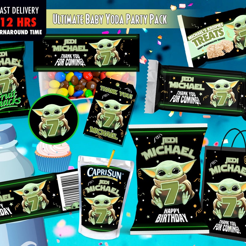 Grogu Birthday Favors - Etsy UK