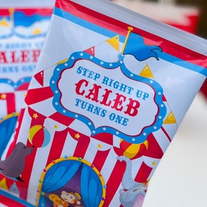 Circus Big Top Party Printables, Circus Party Favors and Decoration ...