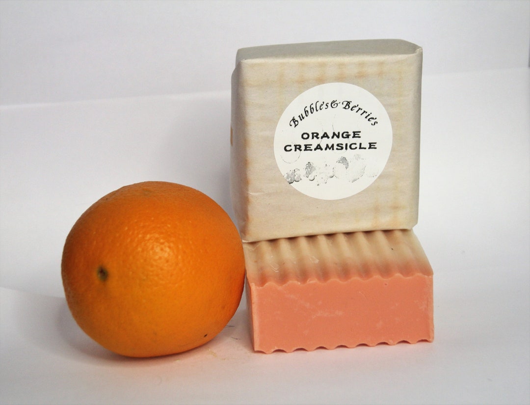 ORANGE CREAMSICLE - Bar Soap - Handmade - Soap- Orange Soap - 2 Sizes ...