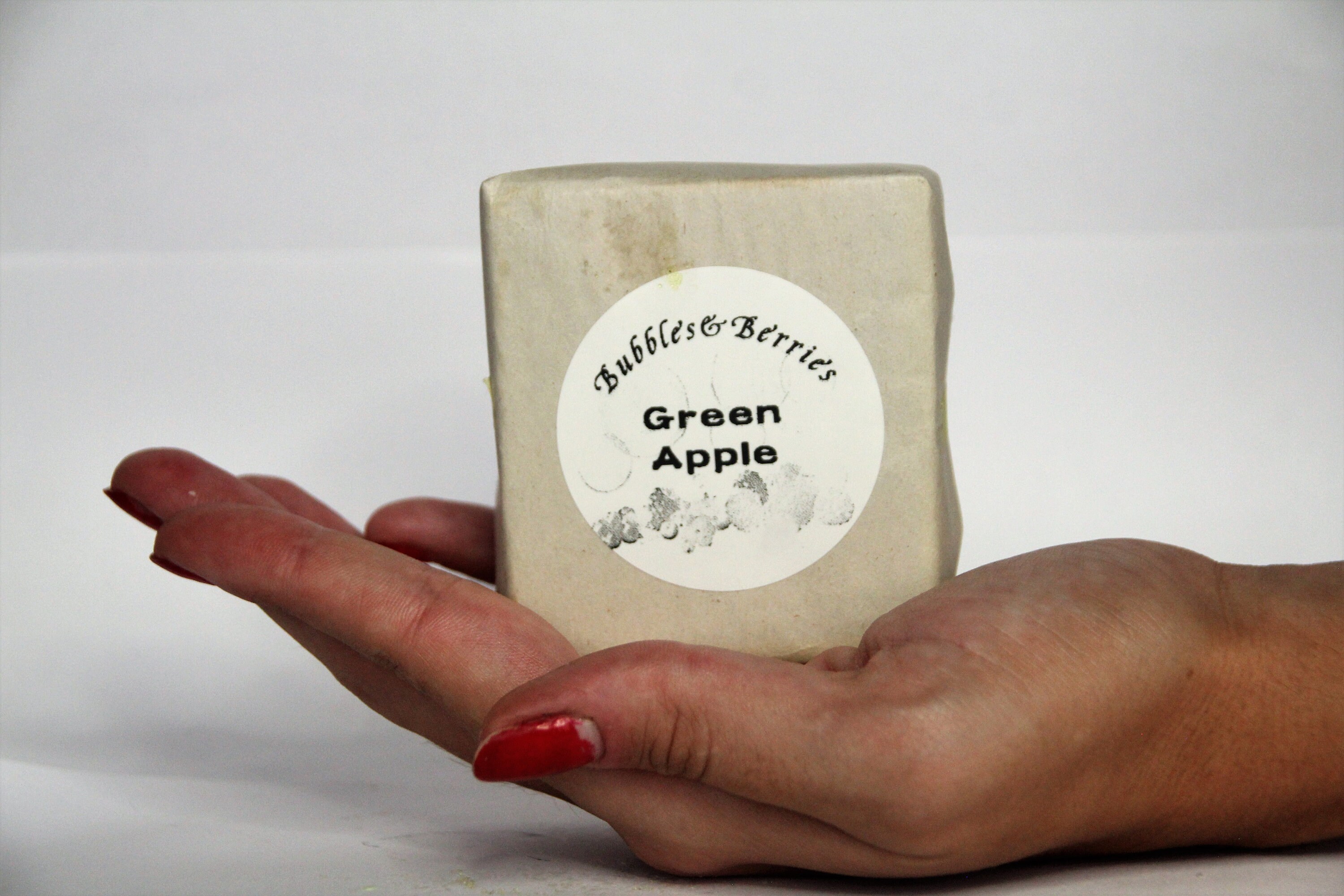 GREEN APPLE - Bar Soap - Handmade - Soap- Apple - 2 Sizes: 1 Oz and 5 ...