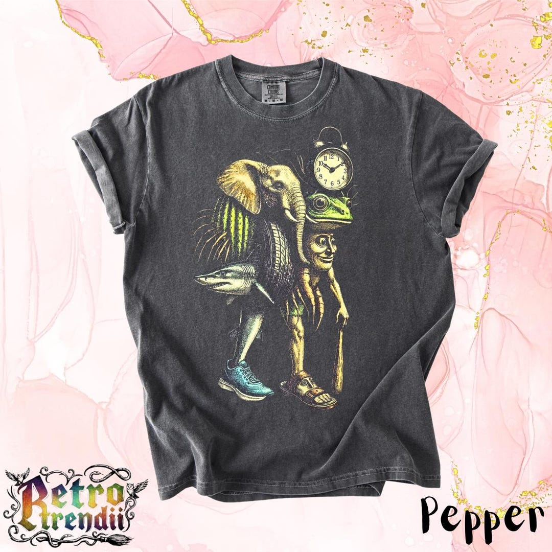 Italian Brainrot Retro 90s Meme Art Comfort Colors® Shirt - Y2k Grunge ...