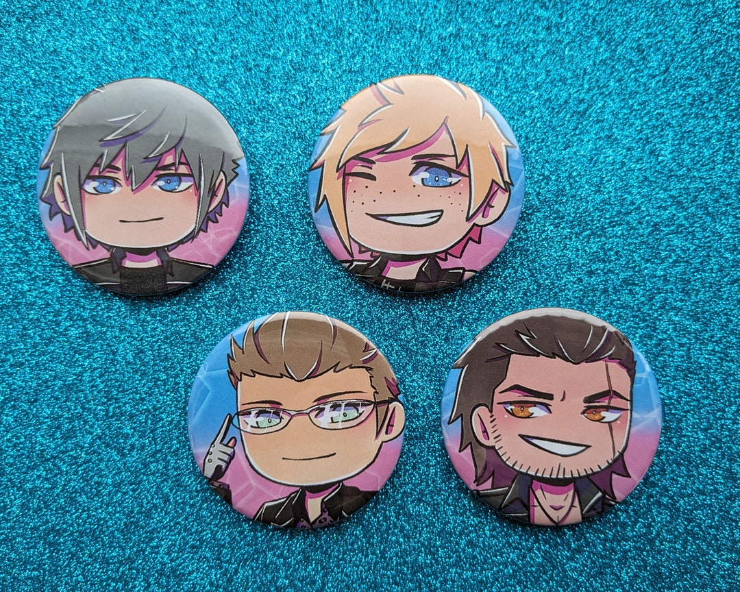 FFXV Chibi Pin Badge - Etsy