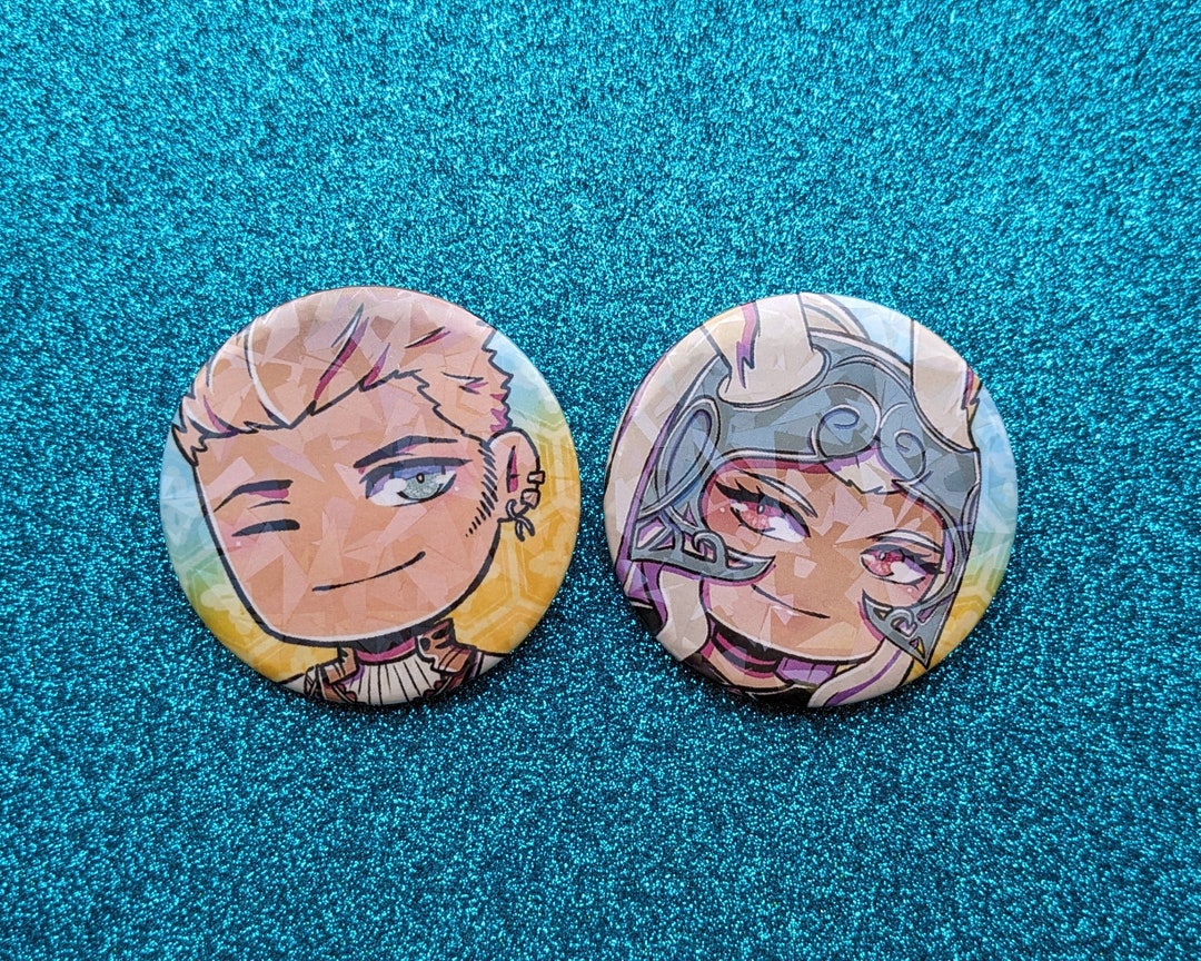 FFXII Chibi Holo Pin Badge - Etsy