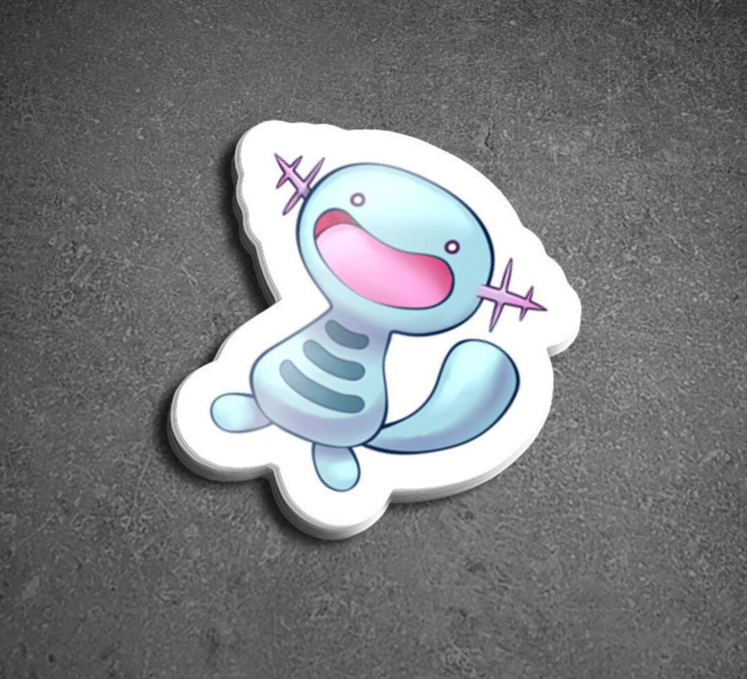 Glossy Wooper Sticker - Etsy