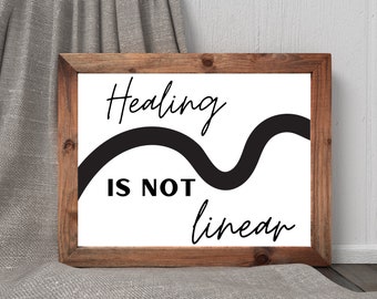 Healing Happens Here Poster - Etsy