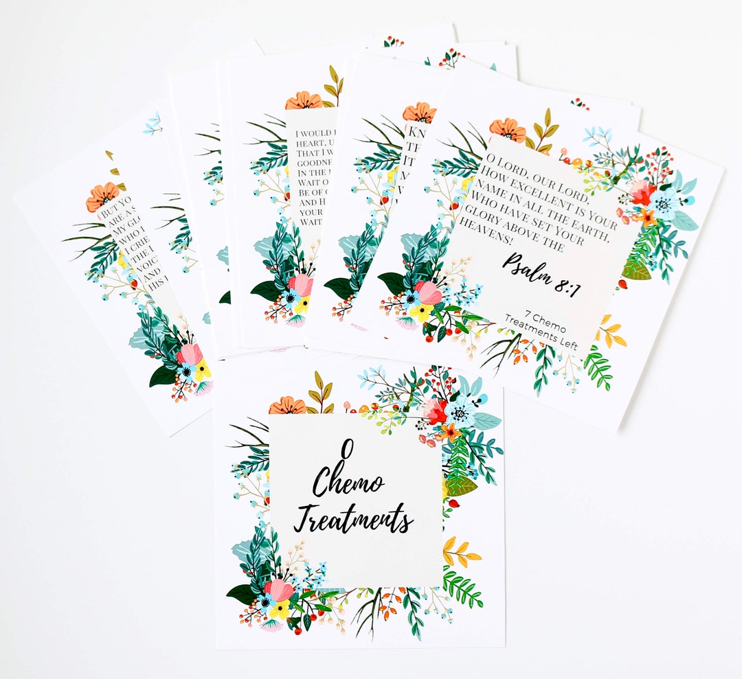 Chemo Countdown Cards Digital Download - Etsy