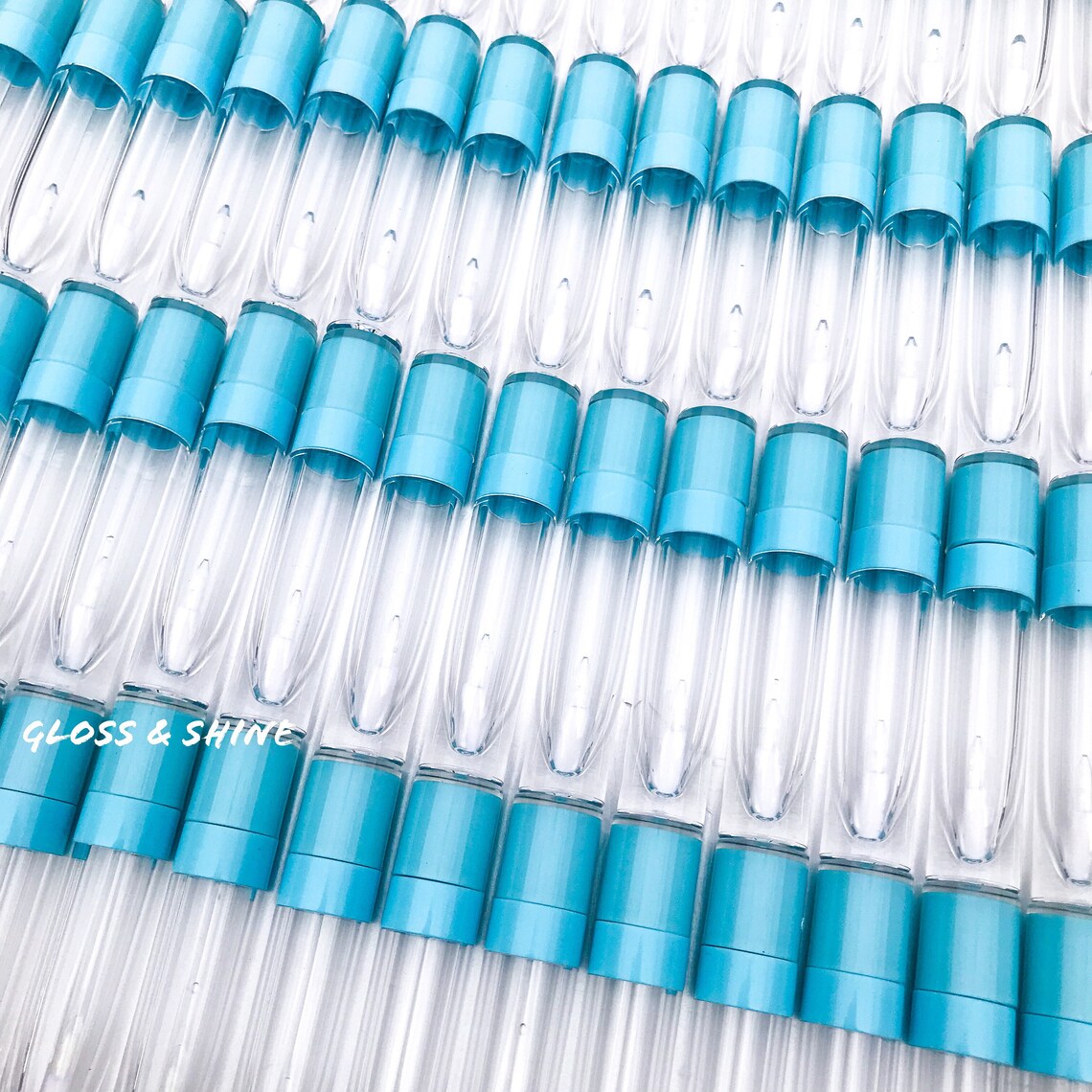 6 ML 10 PACK Sky Blue Lip Gloss Tubes Empty Wholesale With - Etsy