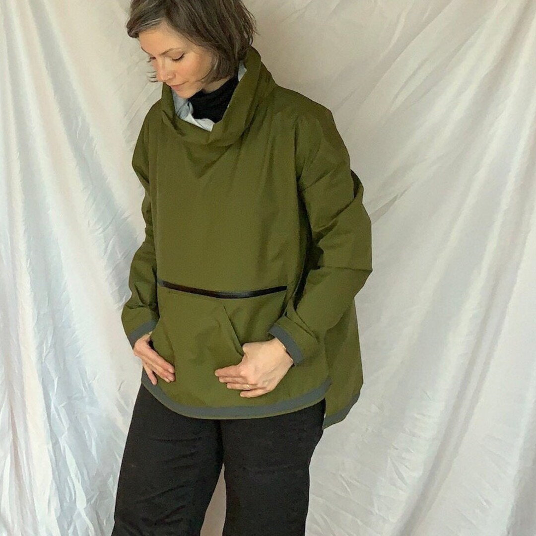 Waterproof Jacket Women's Oversized Rain Coat Pullover - Etsy