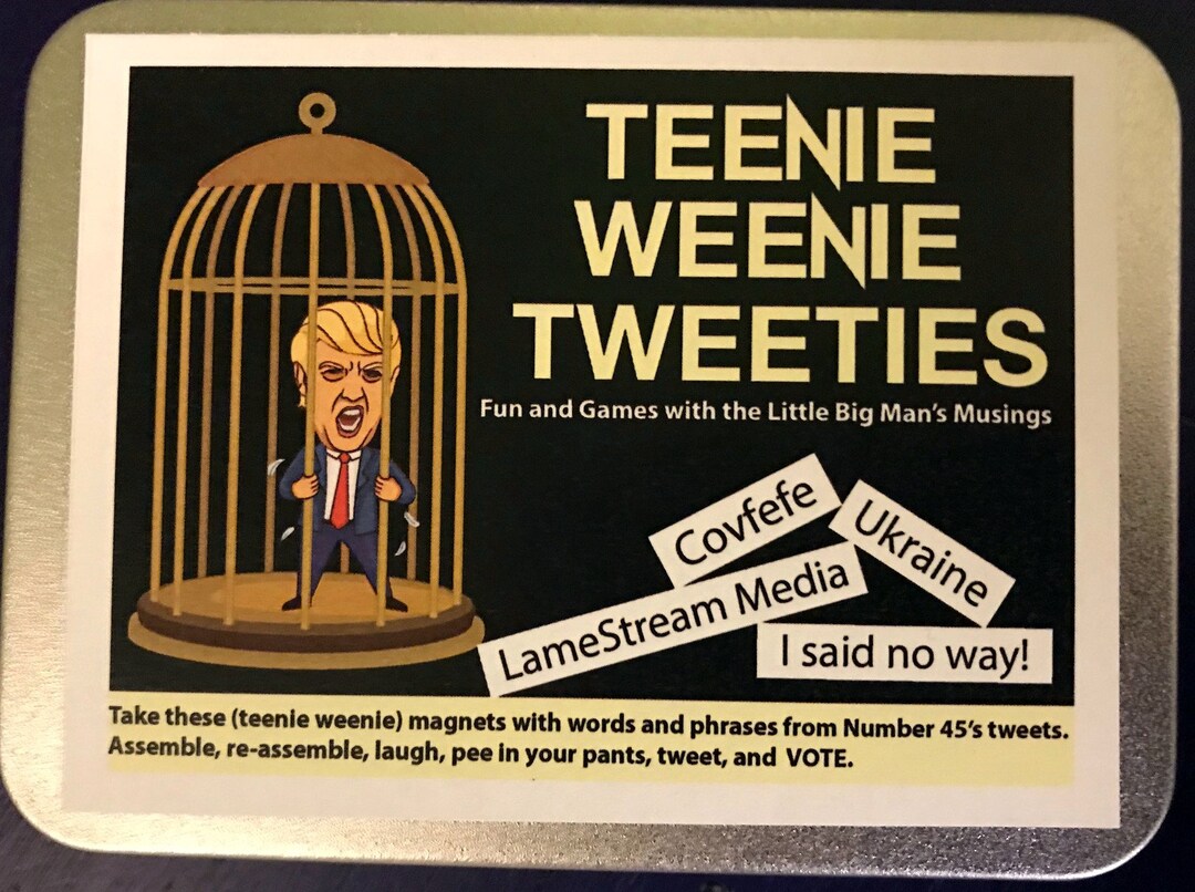 Teenie Weenie Tweeties: Fun and Games With Trump's Musings - Etsy