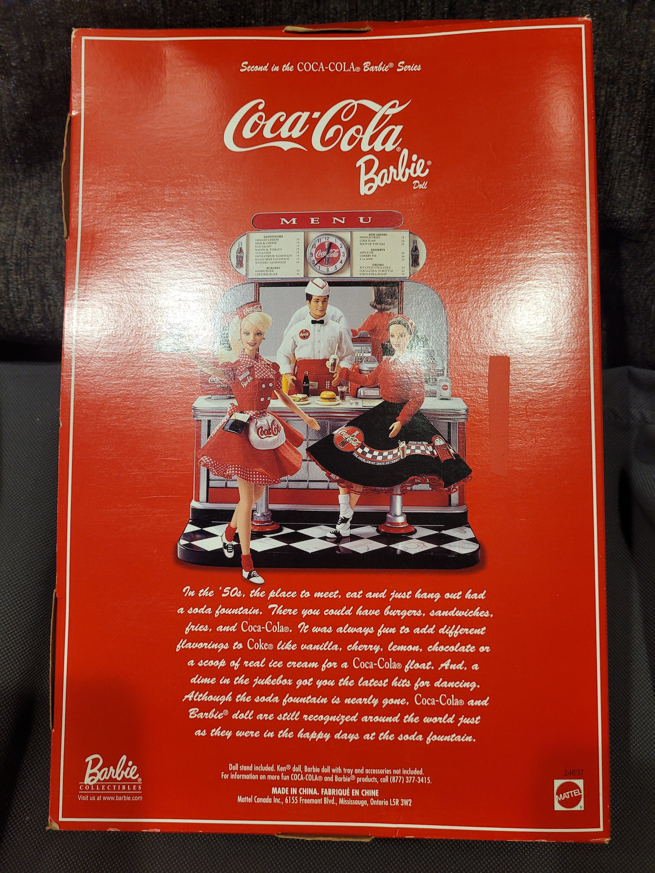 Cocacola Soda Fountain Barbie - Edition 1999 - Etsy