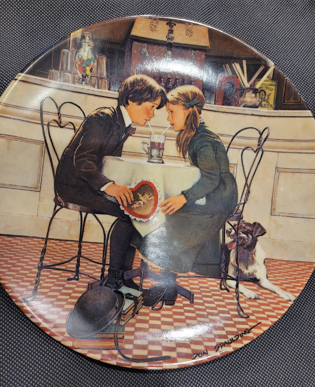 Valentines Day Plate Don Spaulding Knowles Collector Plate 1981 - Etsy