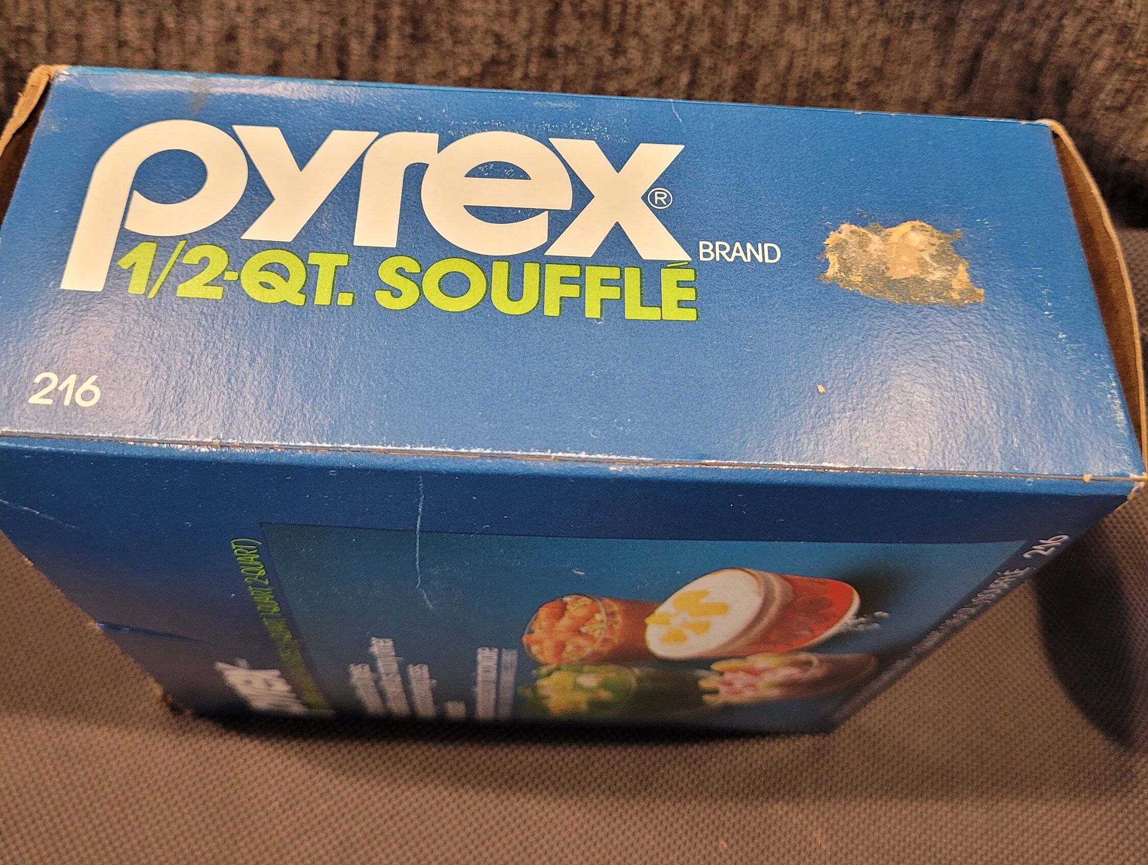 Vintage Pyrex Boxed 1/2 Quart Glass Souffle Dish - Etsy