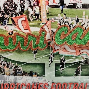 Touchdown Rings Turnover Chain Miami Bling Hurricanes - Etsy
