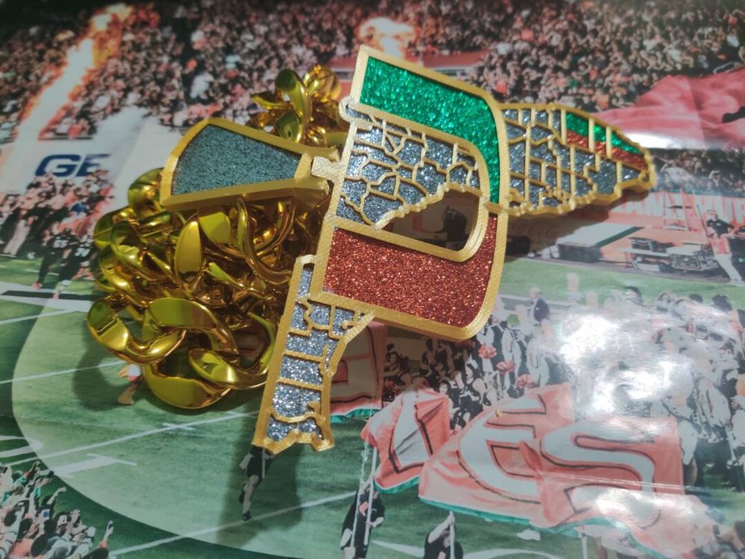 2020 Turnover Chain Miami Hurricanes Emblem - Etsy